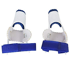 AnHua Valgus Bunion Corrector Orthotics Feet Bone Thumb Adjuster Correction Pedicure Sock Straightener Bunion Splint for Bunions For Crooked Toes Alignment Pain Relief (Style2：Blue white)