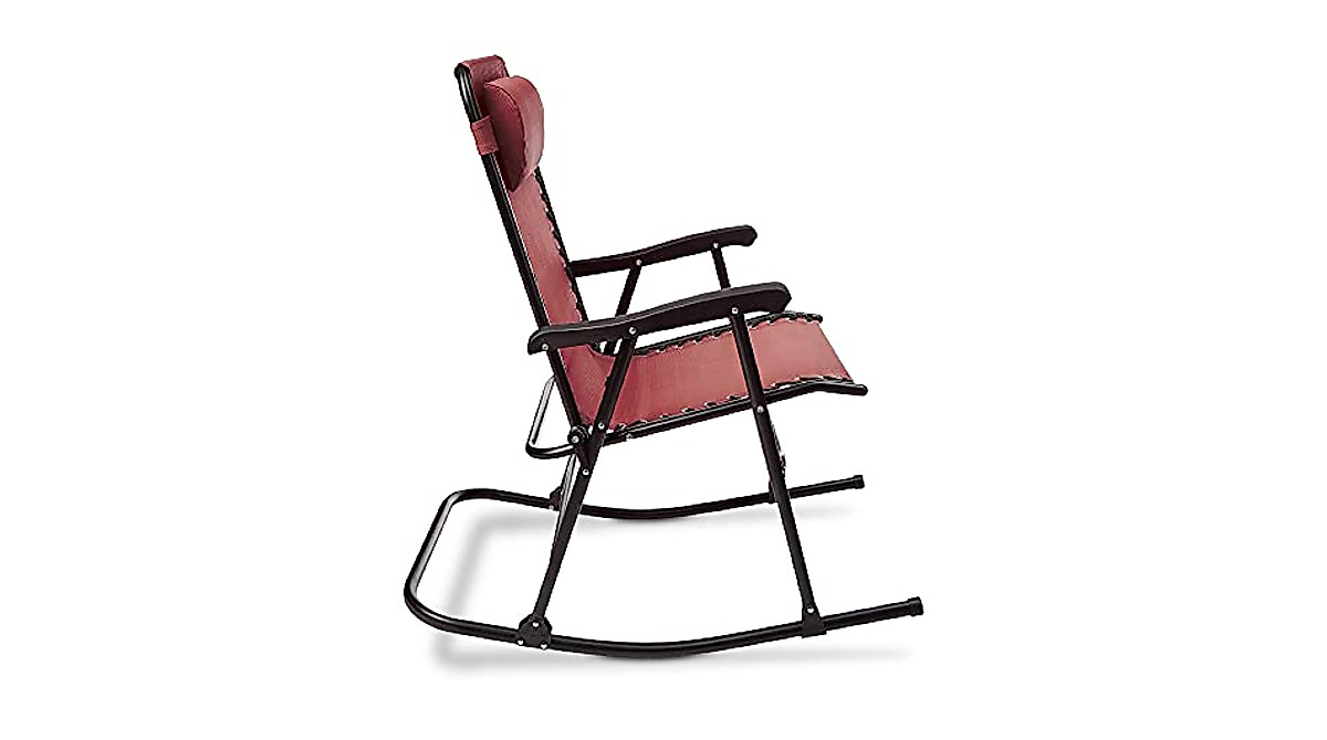 Amazon Basics Red Zero Gravity Rocker - Comfort & Compact