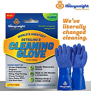 The Heavyweight Scrub Gloves – Blue - Regular