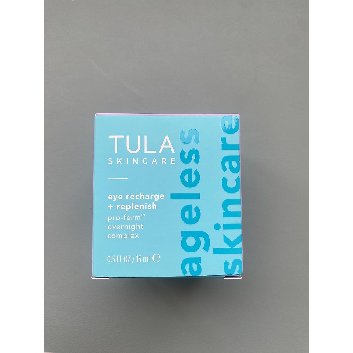 TULA Skin Care Eye Recharge + Replenish - Overnight Eye Treatment, Protects & Intensely Hydrates, Minimizes the look of Fine Lines & Wrinkles, 0.5 Fl. oz.