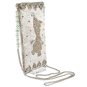 Mary Frances Ice Breaker Disney Frozen 2 Beaded Olaf Crossbody Phone Bag