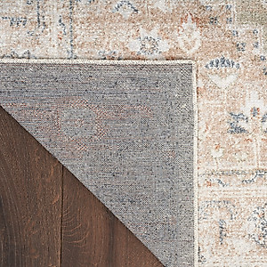 Nourison Astra Machine Washable Bohemian Sage Multi 5'3" x 7' Area -Rug, Easy -Cleaning, Non Shedding, Bed Room, Living Room, Dining Room, Kitchen (5x7)