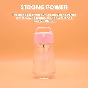 daasigwaa Electric Protein Shaker Bottle, BPA-free & Leak-Proof Vortex Mixer, Self Stirring mug, Electric Auto Mixing cup for Office/Kitchen/Travel/Home Coffee/Tea/Hot Chocolate/Milk(15.2oz green)