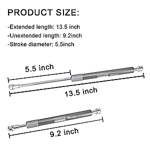 Winunite Compatible with 2015-2024 F150 Gray Tailgate Assist Shock Truck Lift Assist Fits for Truck Tailgate Accessories Soft Open Easy Down(All Tools Provided)