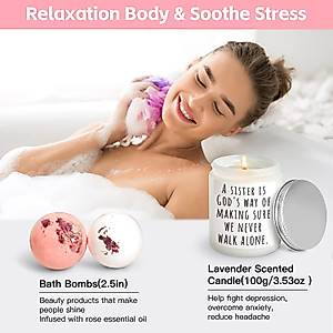 Sister Birthday Gifts - Sister Gifts from Sisters - 9 Pieces Birthday Gifts for Sister - Big Sister Gifts - Unique Gift Baskets for Sisters, Gifts for Sister Mothers Day, Sister Birthday Gifts Ideas