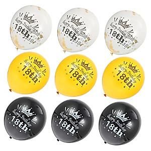 Abaodam 2 Packs balloon happy birthday ballons happy birthday banners decorative holiday garland arch decor ballon garland latex 18th banner birthday theme emulsion suite photo