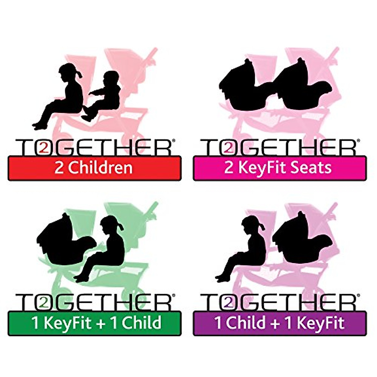 Chicco Cortina Together Double Stroller, Ombra