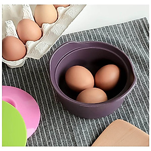 Pamire Silicone Microwave Egg Steaming Pot Steamer Egg Cooker (Green)