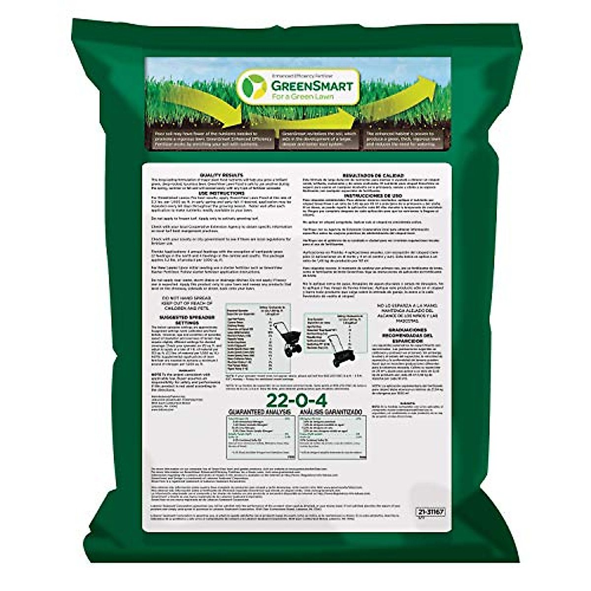 GreenView 2129801 GV Lawn Food, Covers 15,000 sq. ft, 48 lb