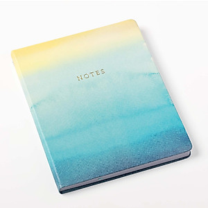 Eccolo Large Lined Journal Notebook, Hardbound Cover, Writing Journal, 256 Ruled White Pages, Ribbon Bookmark, Lay Flat, Desk Size for Work or School (Abstract, 8x10 inches)