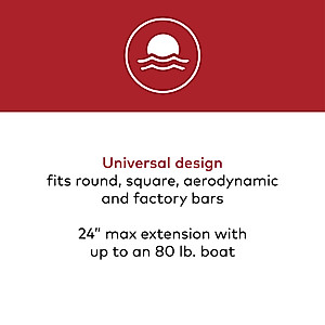 YAKIMA, ShowBoat 66 Rooftop Mounted Canoe and Kayak Load Assist System for Vehicles