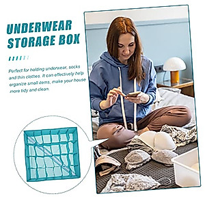 Alipis 1pc Box Underwear Storage Box Underwire Bra Necktie Organizer Clothes Drawers Sock Organizer Box Plastic Bra Storage Drawer Organizer Divider Multi-grid Box Clothing Storage Case