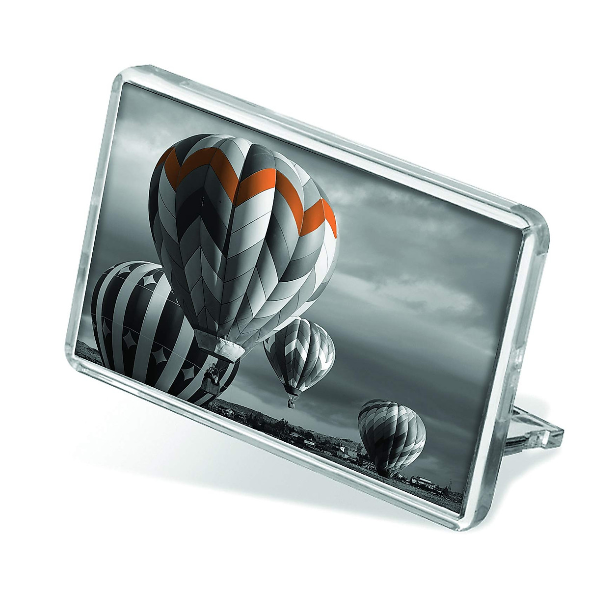 Adventa Personalised Photo Fridge Magnet, Takes 45 x 70mm or 1-3/4 x 2-3/4" Print, Clear