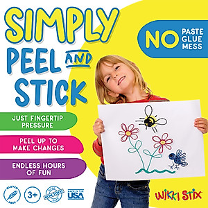 Wikki Stix Traveler, Kids Travel Essential, 144, Red Carrying Case