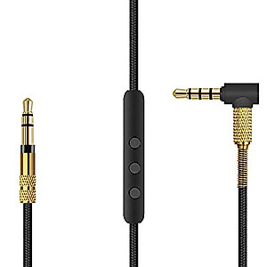 Esimen Microphone Audio Cable Compatible for Sony WH-1000xm5 WH-1000xm4 WH-1000xm3 WH-ch510 WH-ch710n WH-ch700n WH-1000xm WH-xb910n Wireless Headphones Aux Headphone Audio Cable Cord