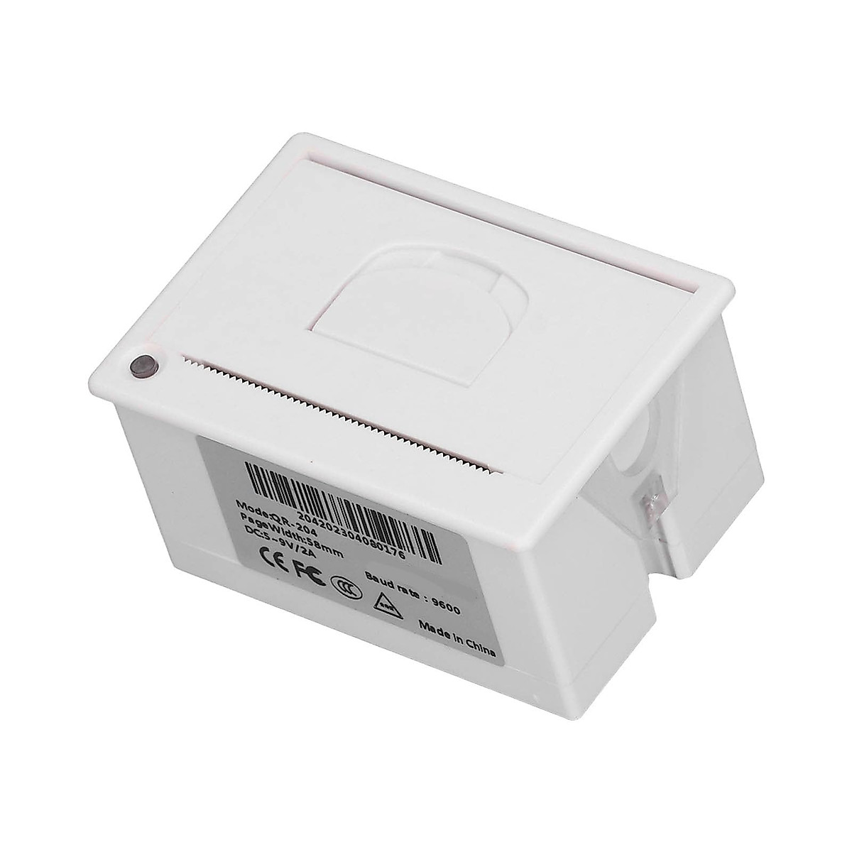 Embedded Thermal Receipt Printer 58mm Micro Thermal Label Printer with Paper Support USB and TTL Serial Port 5 to 9V