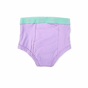 Conni Kids Tackers Brief Pants | Soft Shorts Reusable and Washable Toddler Potty Training Underwear | Waterproof Easy Pull Up Youth Incontinence, Bubble Gum, Size 10-12