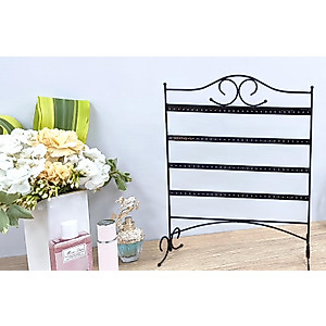 Mango Steam Jewelry Organizer for Hanging Earrings, Black