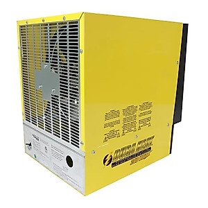 Dura Heat Hard-Wired Ceiling Mount Electric Garage Space Heater with Remote, 10,000 Watt, 240 Volt, ECO System, Overheat Protection, Ideal for Garage & Workshop