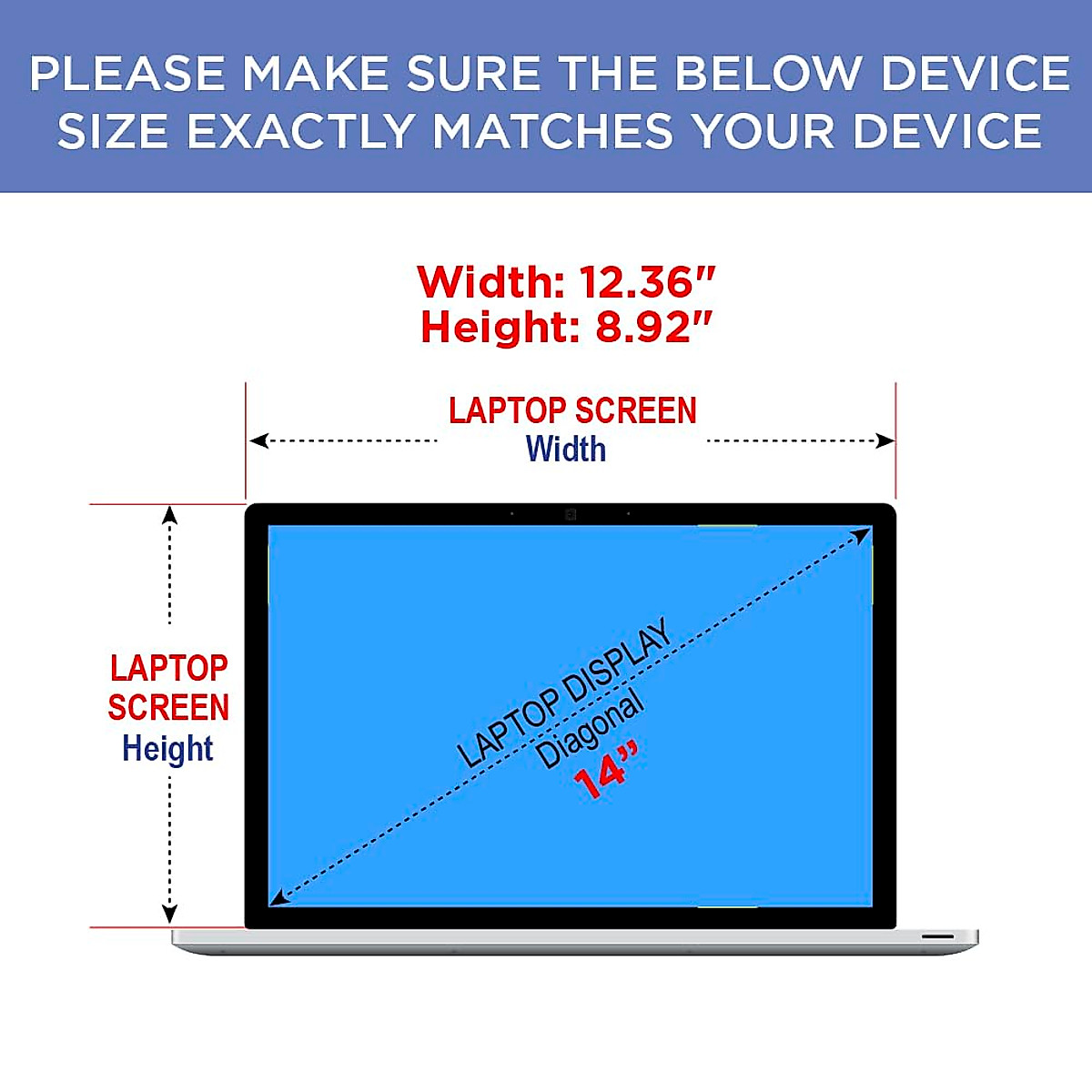 Artemis Shields Matte Screen Protector for Dell Inspiron 14 7430 2 in 1 Laptop 14 Inch Touch 2 PACK