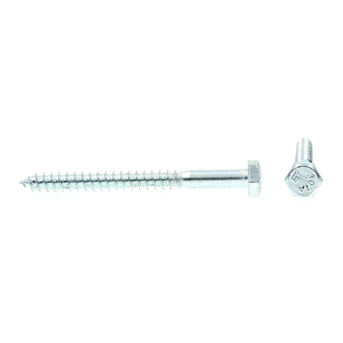 Prime-Line 9055135 Hex Lag Screws, 1/4 In. X 3 In., A307 Grade A Zinc Plated Steel (100 Pack)