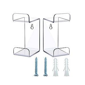 WANLIAN Game Controller Wall Mount Bracket For Various Gamepad Series And Headset Series (2-Pack) (black00131)