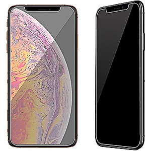 Ailun Privacy Screen Protector for iPhone 11 Pro Max/iPhone Xs Max [6.5 Inch] 2Pack Anti Spy Private Case Friendly Tempered Glass [Black]