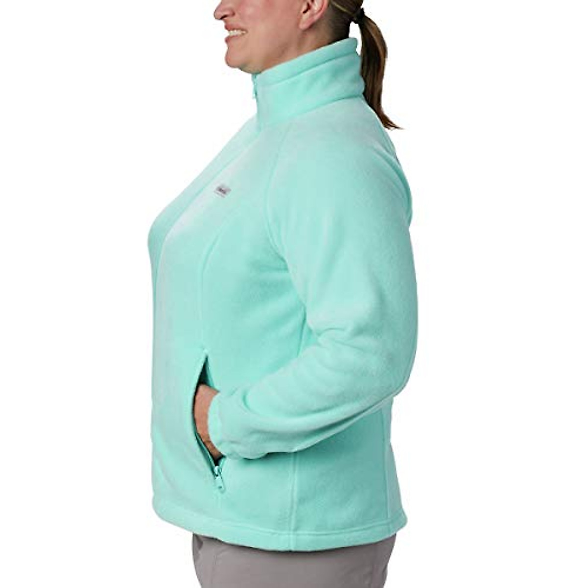 Columbia Women's Benton Springs Full Zip, Aquarium, Small