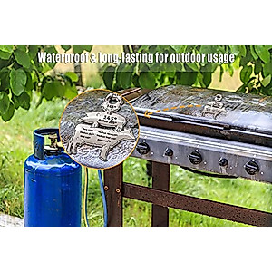 2023 Upgraded Meat Temperature Metal Magnet&Chart with Internal Temperatures Cooking Time,BBQ Smoking Meat Accessories Grilling Gifts for Smoker Men Dad Unique,Cute Meat Tempe Guide Magnet Decor