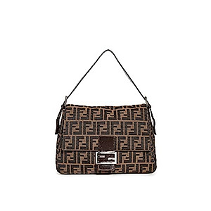 FENDI Women's Pre-Loved Zucca Mamma Forever, Brown, One Size