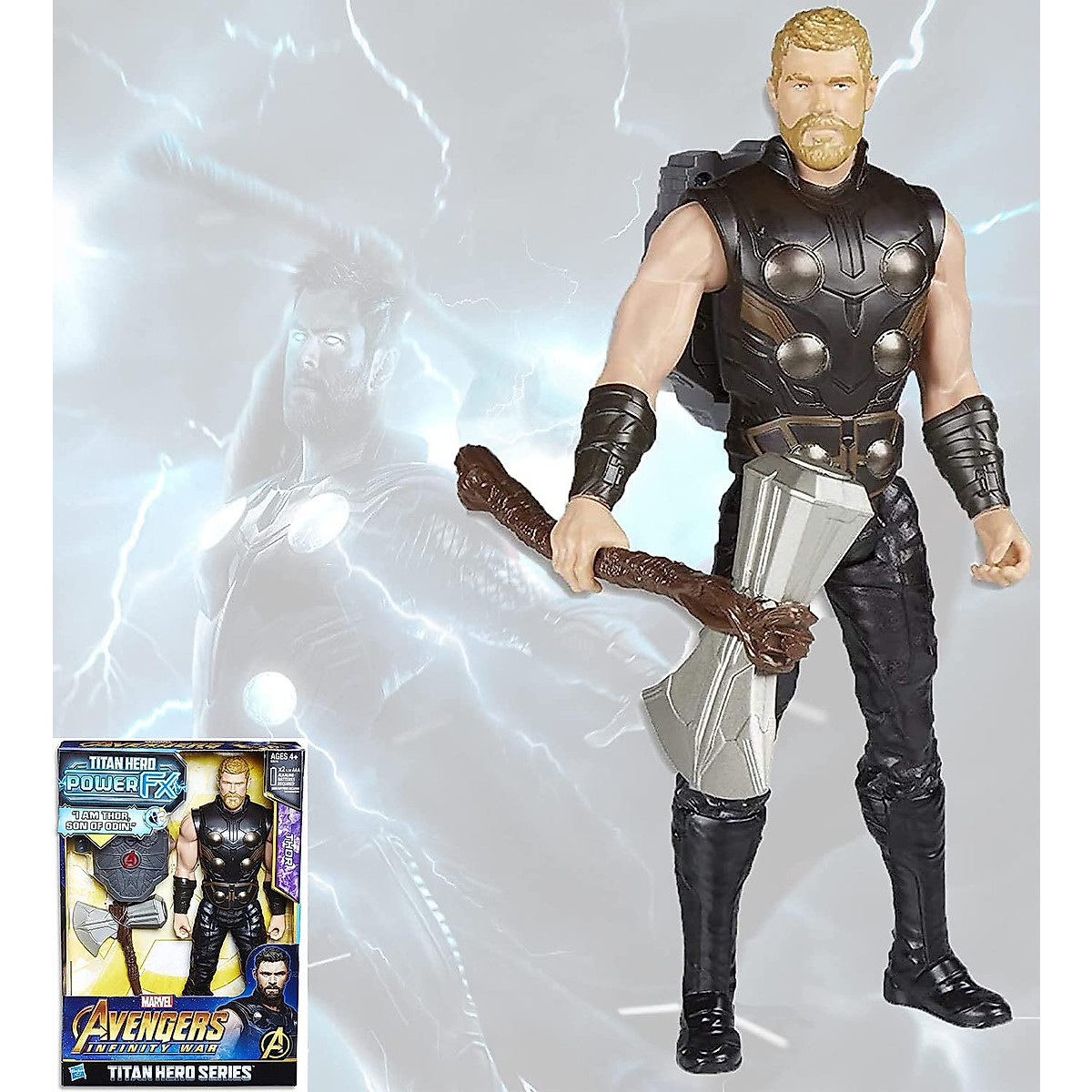 Titan Hero Series Electronic Thor Action Figure with FX Gear from Infinity War