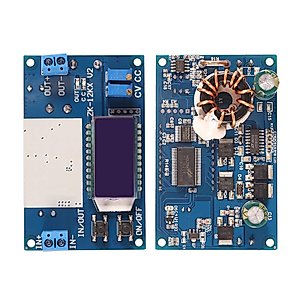 2 Pack Adjustable Voltage Regulator，AITRIP DC to DC 5.3V-32V to 1.2V-32V 12V Power Supply Module, 12A LCD Step Down Volt Transformer 160W CC CV Buck Converter Reducer