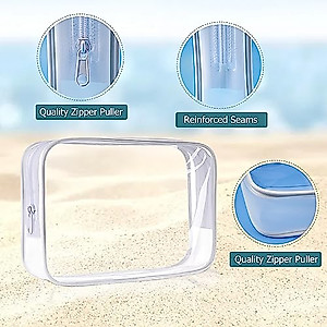 Cosywell Travel Size Toiletries Plastic Squeeze Bottles 4pcs 3.4 oz TSA Approved Travel Bottles for Toiletries Refillable Cosmetic Containers Kit Leakproof Shampoo Conditioner Travel Essentials