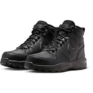 Nike Manoa LTR (Big Kid) Black/Black/Black