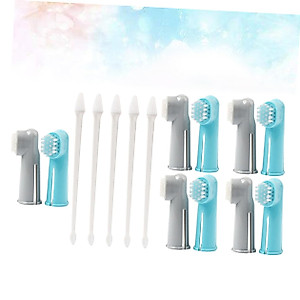 BESPORTBLE 15 Pcs 5 Set Pet Toothbrush Kit Dog Brush Pet Care Supplies Puppy Accessories for Small Dogs Toothbrush Accessories for Pet Cleaning Kit Toothbrushes Toothbrush for Dog