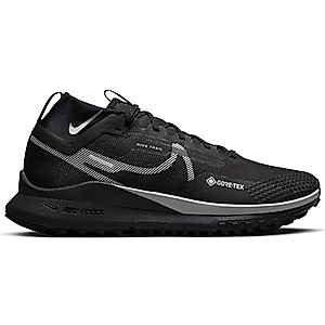 Nike Men's Low-Top Sneakers, Black Wolf Grey Reflect Silver, 10