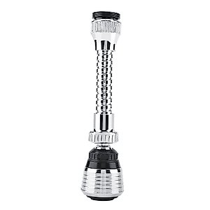 360 Degree Swivel Sink Faucet Aerator, for Home Kitchen Bathroom Sink Tap Head (with Movable Hose Adapter Attachments),High Pressure Bathtub Nozzle Rotate Replacement
