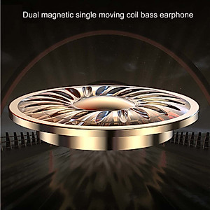 RevoNext in Ear Monitor Headphones HiFi Stereo Wired Earbuds with Microphone 2 Pin Detachable Cable IEM Earphones for Musicians Drummers Singers, Black