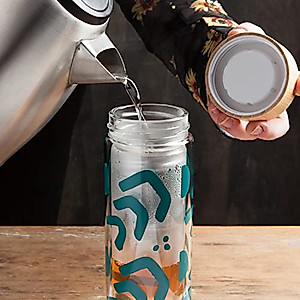 Danica Studio Echo Sustain Double Walled Glass Tea Infuser Boittle 12 oz