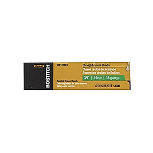 Bostitch Stanley BT1303B 3/4" Brad Nails 3,000 Count