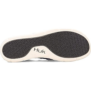 HUK Men's Brewster Slip On Wet Traction Fishing & Deck Shoes Boat, Classic-Sargasso Sea, Numeric_10
