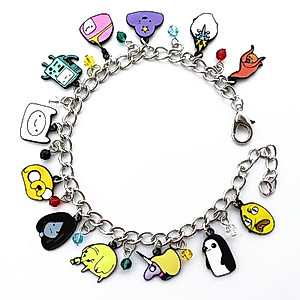 DreamWater Anime Cartoon Metal Charm Bracelet Gifts for Woman