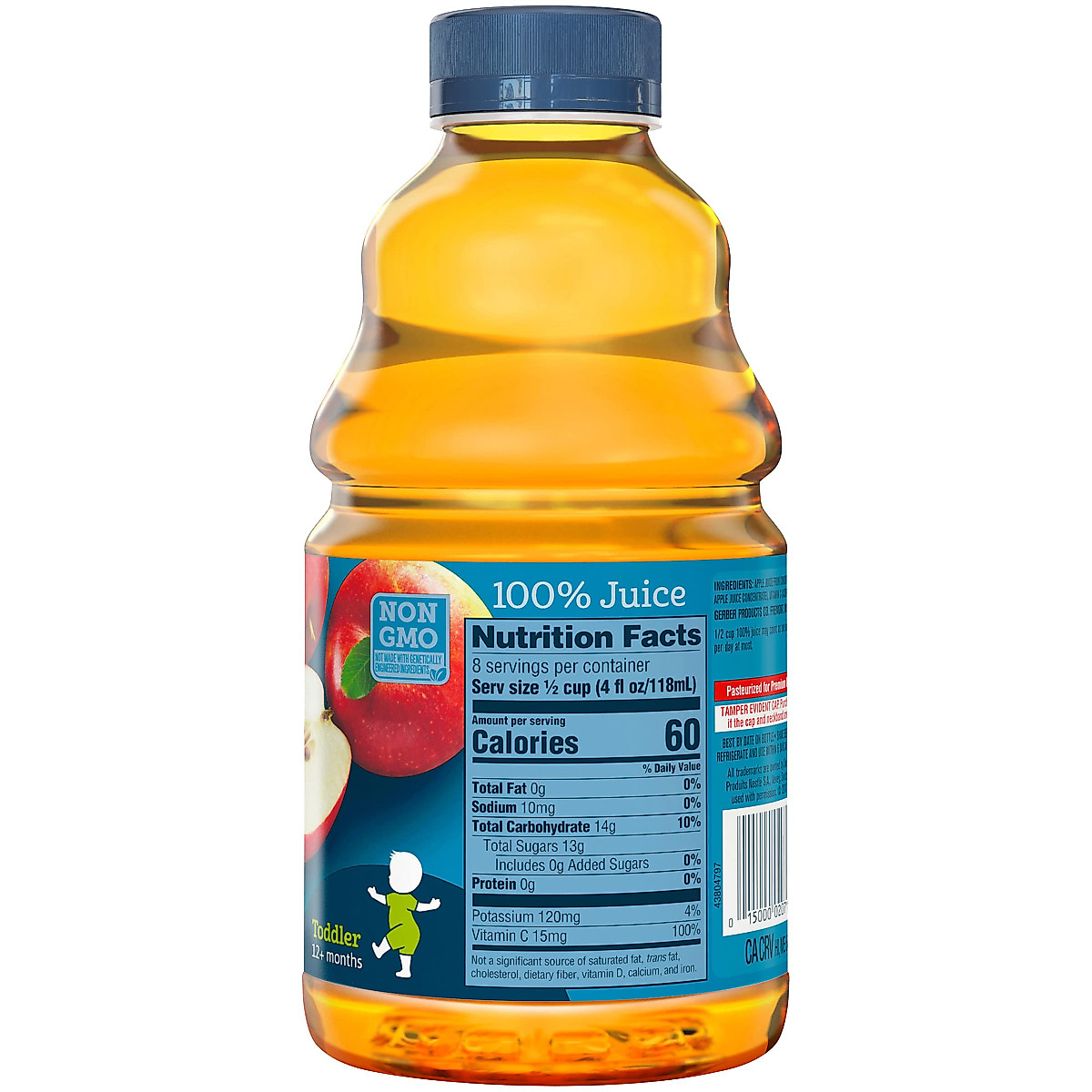 Gerber Juices 100% Juice Apple with Added Vitamin C (Pack of 6)