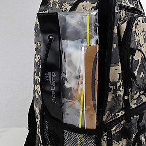 AceCamp Waterproof Map Case Holder, Watertight Map Carrier, Transparent Dry Bag Protector Pouch for Camping, Hiking, Documents, Electronics, Emergency, Outdoors