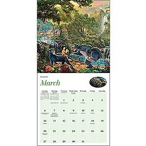 Disney Dreams Collection by Thomas Kinkade Studios: 2022 Mini Wall Calendar