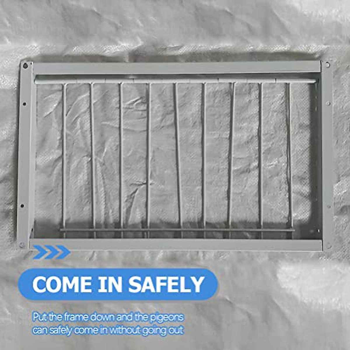 Ipetboom 1Pc Pigeon Door, Iron Birdcages T- House Door Bird Cage Door Pigeon Door Birds House Door for Pet Bird Supplies, 40x26cm