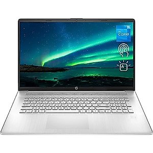 HP 17.3" Premium Laptop: High-Performance Computing with 17.3" HD+ Touchscreen, Intel Core i5-1335U, 32GB RAM, 1TB SSD, Webcam, Wi-Fi 6, Backlit Keyboard, Fingerprint Reader, Windows 11 Home