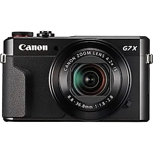 Canon PowerShot G7 X Mark II Digital Camera (1066C001), 64GB Card, 2 x Replacement NB13L Batteries, Corel Photo Software, Charger, Card Reader, LED Light, Soft Bag + More (Renewed)