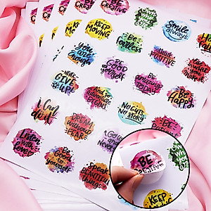 480 Counts Inspirational Quotes Words Stickers Inspiring Planner Stickers Encouraging Stickers Motivational Encouragement Stickers for Book Phone Car Bike Scrapbook