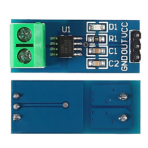 UMLIFE 5pcs ACS712 30A Range Current Sensor Module Detector ACS712ELC 5A 20A 30A Amps Amperage (5A)
